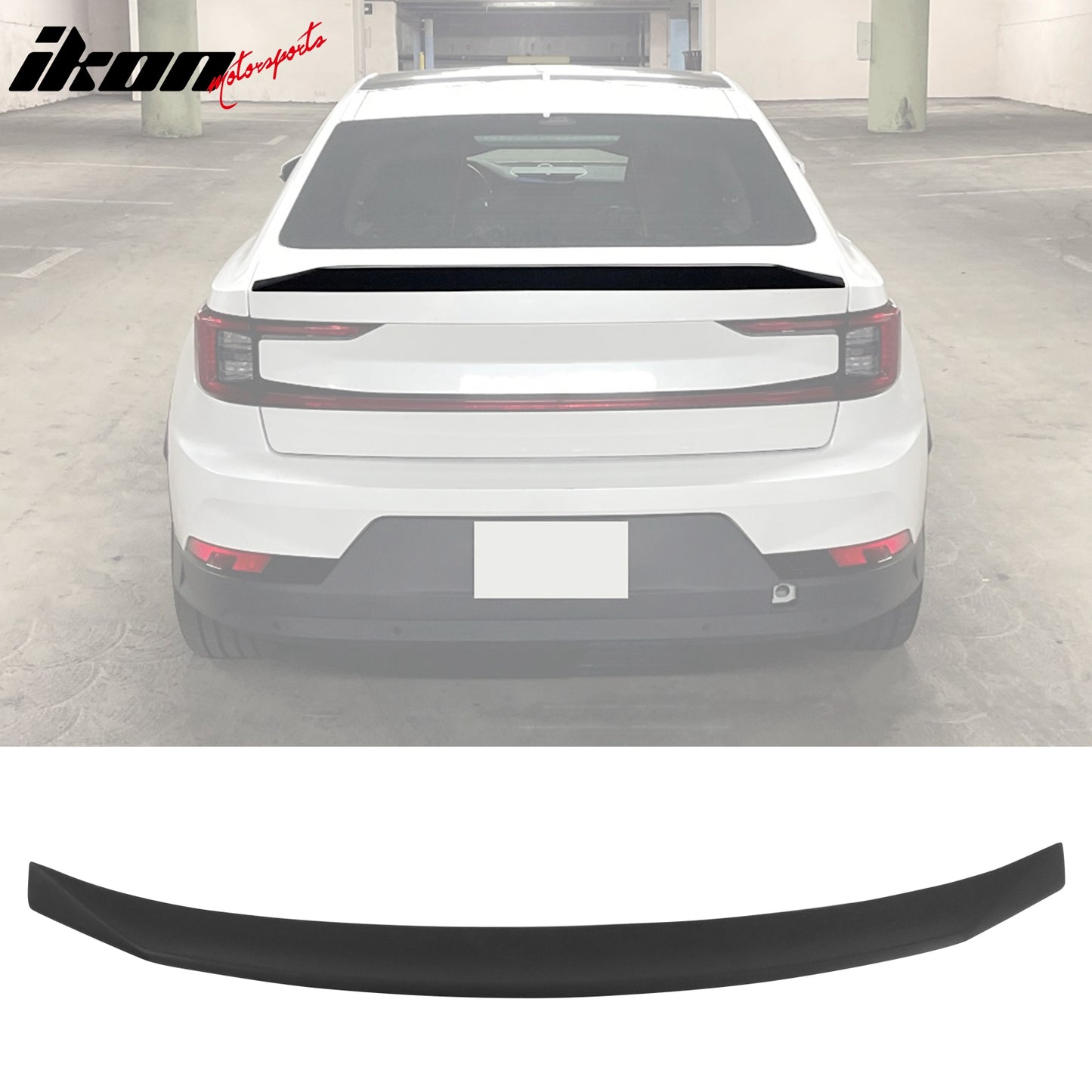 IKON MOTORSPRTS, Trunk Spoiler Compatible With 2021-2023 Polestar 2, X ...
