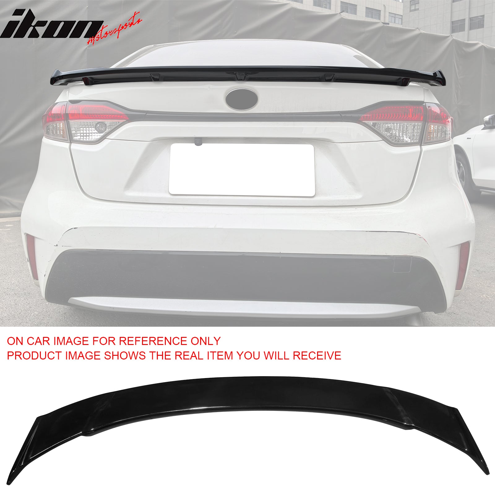 IKON MOTORSPORTS, Trunk Spoiler Compatible with 2020-2025 Toyota ...