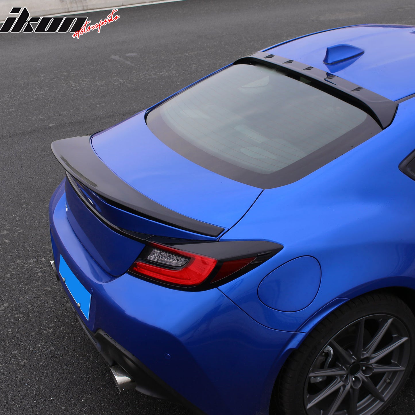 IKON MOTORSPORTS, Trunk Spoiler Compatible with 2022-2024 Subaru BRZ ...