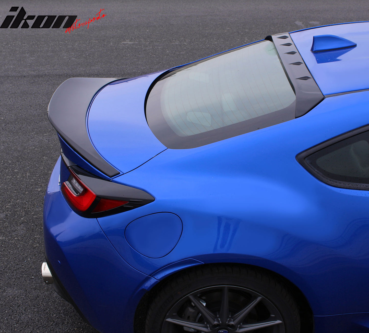IKON MOTORSPORTS, Trunk Spoiler Compatible with 2022-2024 Subaru BRZ ...