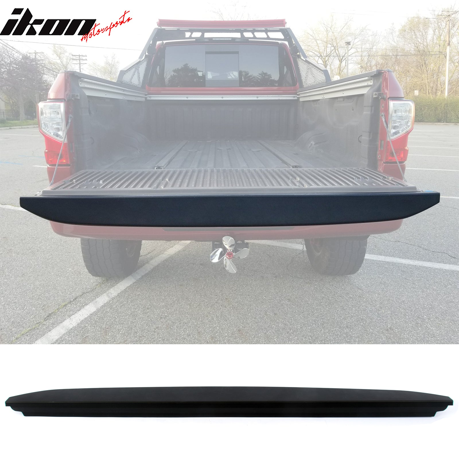Fits 16-24 Nissan Titan & Titan XD Tailgate Molding Cap Protector ...