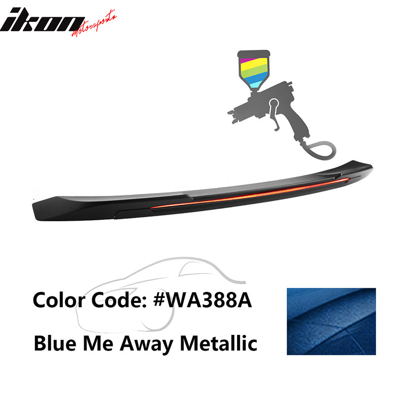 IKON MOTORSPORTS, Trunk Spoiler Compatible With 2016-2019 Chevy Cruze ...