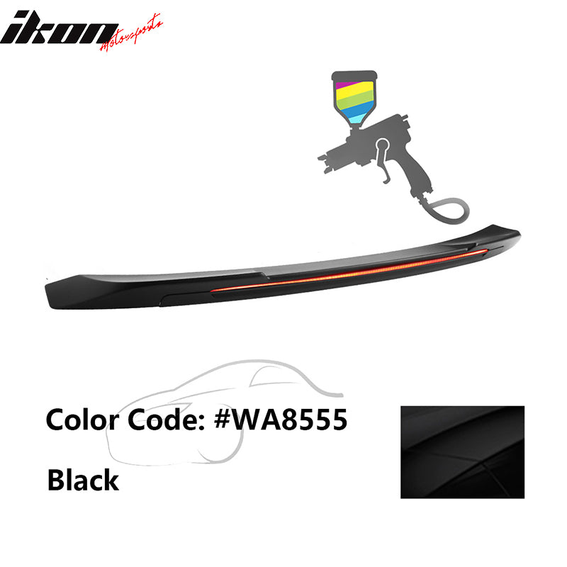 IKON MOTORSPORTS, Trunk Spoiler Compatible With 2016-2019 Chevy Cruze ...