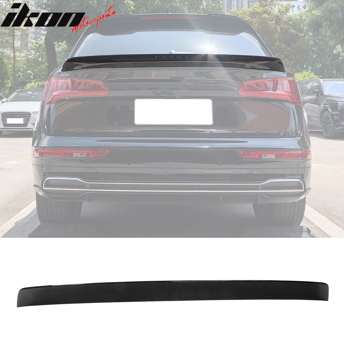 IKON MOTORSPORTS, Trunk Spoiler Compatible with 2018-2023 Audi SQ5 Q5 ...