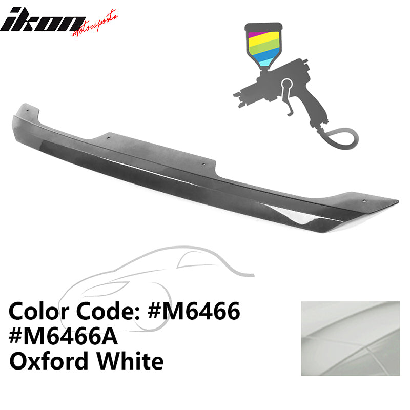 IKON MOTORSPORTS, Trunk Spoiler Gurney Flap Wicker Bill Compatible with ...