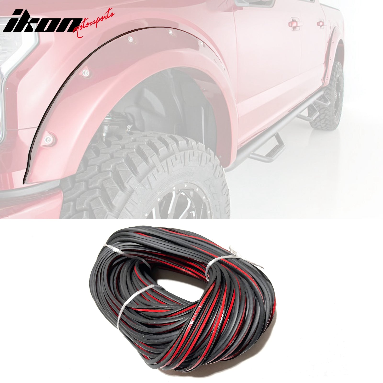 IKON MOTORSPORTS Rubber Strip Compatible With Most Cars (Universal), T ...