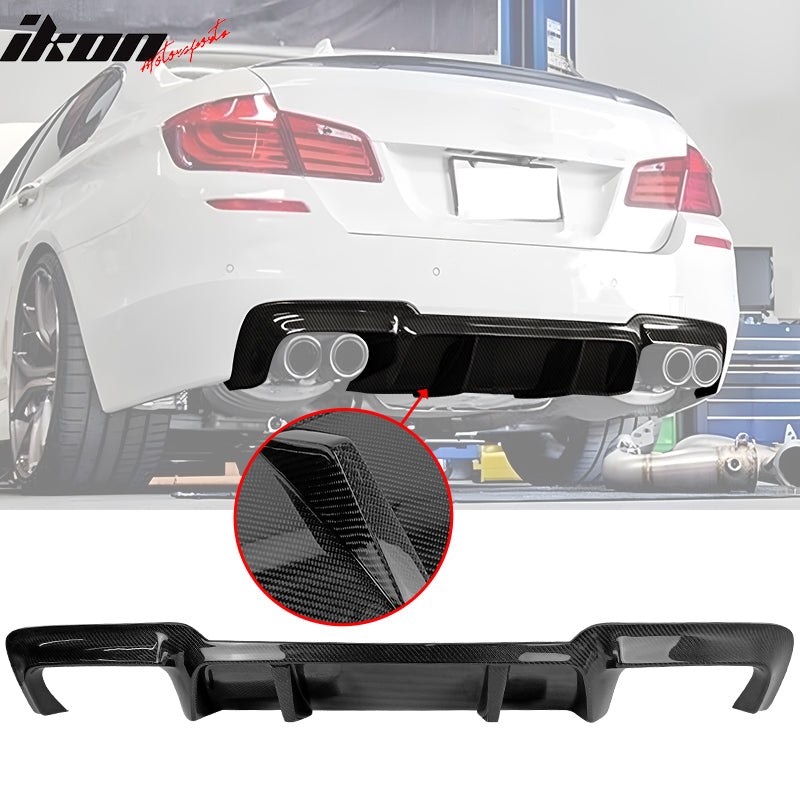 IKON MOTORSPRTS, Rear Bumper Lip Diffuser Compatible With 2011-2016 BMW ...