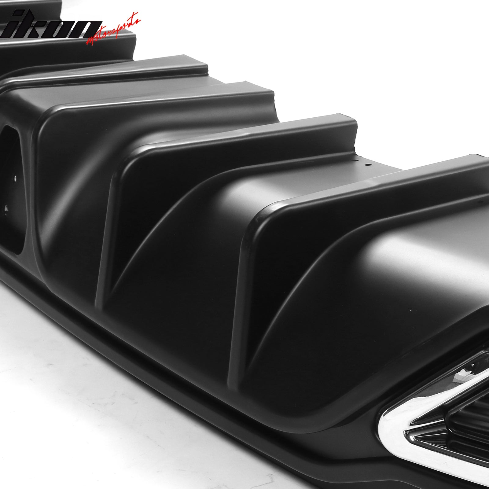 IKON MOTORSPORTS Rear Diffuser, Compatible with 2022-2024 Honda Civic ...