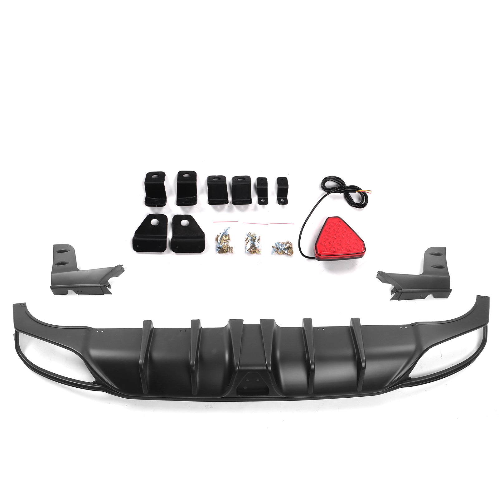 IKON MOTORSPORTS Rear Diffuser, Compatible with 2022-2024 Honda Civic ...