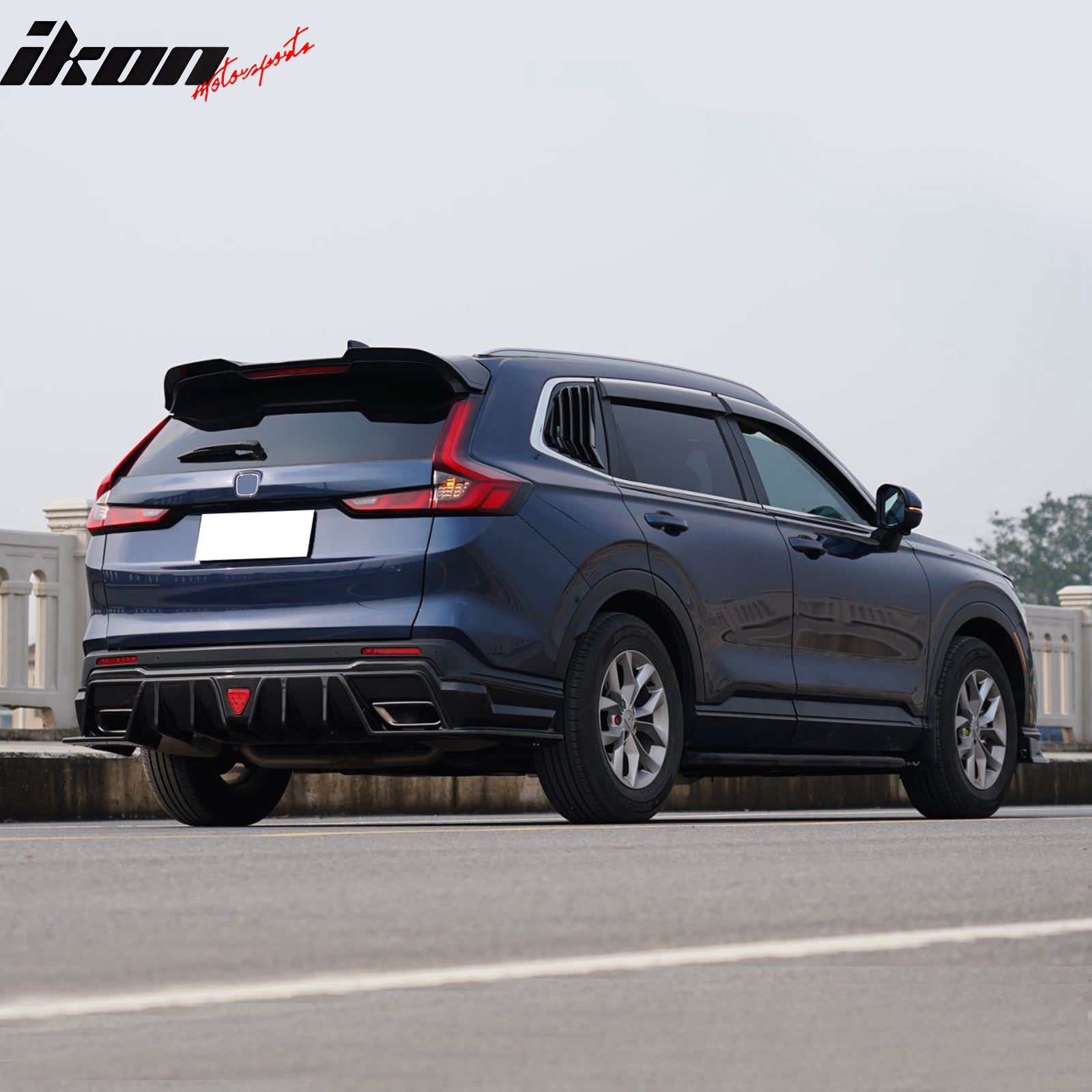 IKON MOTORSPORTS Rear Diffuser W/ Brake Light, Compatible with 2023 ...