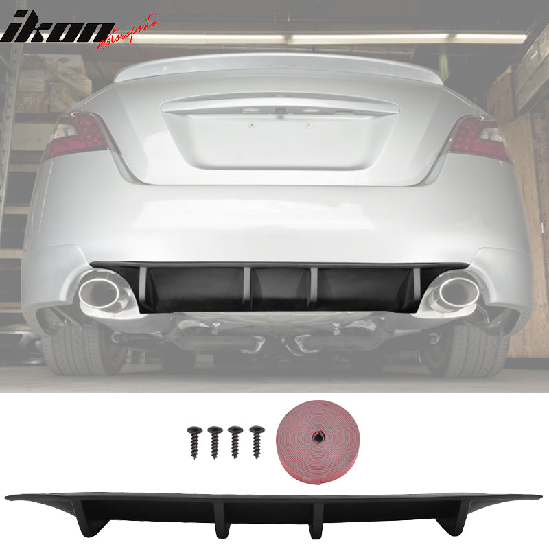 Fits 09-15 Nissan Maxima 7th Under Diffuser Rear Bumper Lip Spoiler ST ...