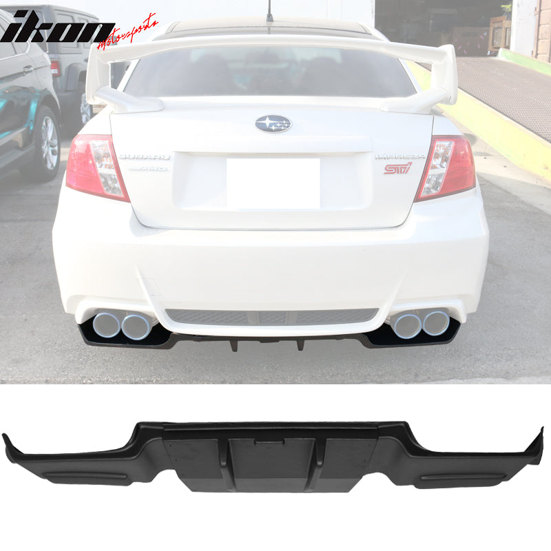 Rear Bumper Lip Diffuser Compatible With 2011-2014 Subaru Impreza 4 ...