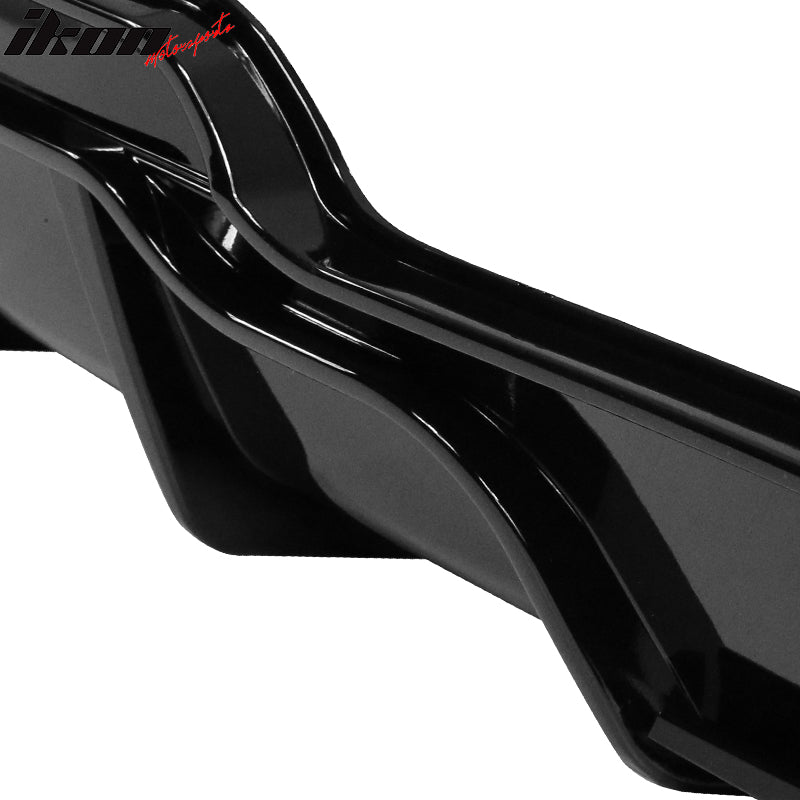 IKON MOTORSPORTS, Rear Diffuser Compatible With 2017-2023 Tesla Model 3 ...