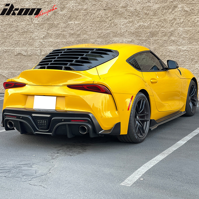 IKON MOTORSPORTS, Rear Diffuser Compatible With 2020-2023 Toyota GR ...
