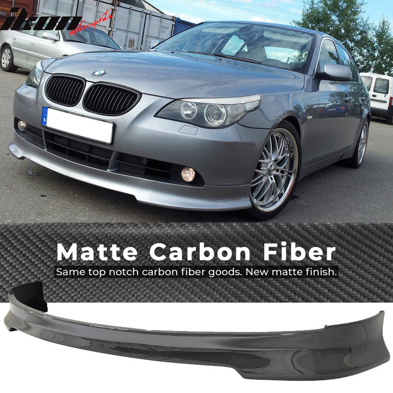 IKON MOTORSPORTS, Front Bumper Lip Compatible With 2004-2007 BMW E60 ...