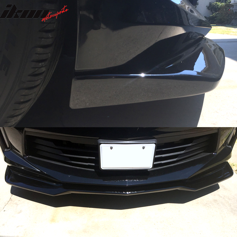 IKON MOTORSPORTS, Front Bumper Lip Compatible with 2016-2018 Chevy ...