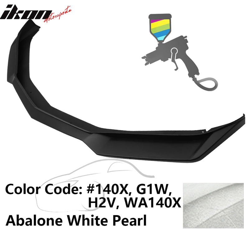 IKON MOTORSPORTS, Front Bumper Lip Compatible with 2016-2018 Chevy ...