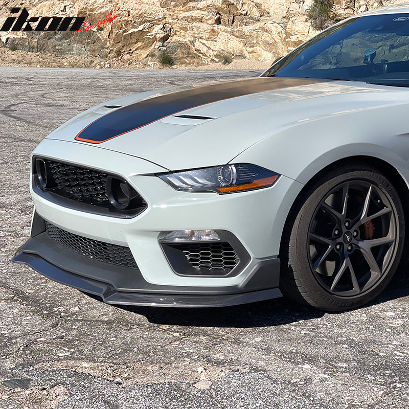 IKON MOTORSPORTS, Front Bumper Lip Compatible With 2021-2023 Ford ...