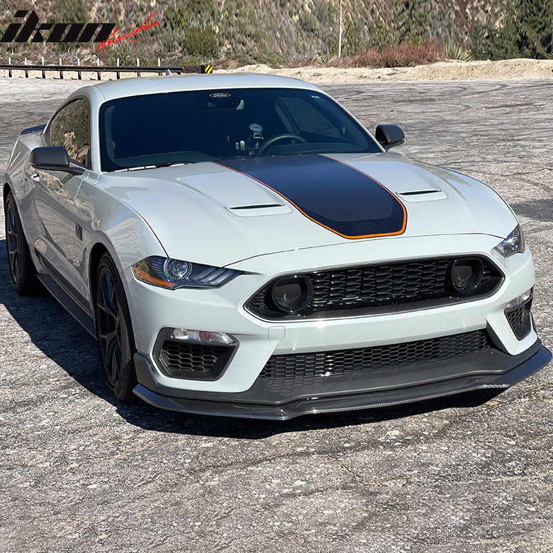 IKON MOTORSPORTS, Front Bumper Lip Compatible With 2021-2022 Ford ...