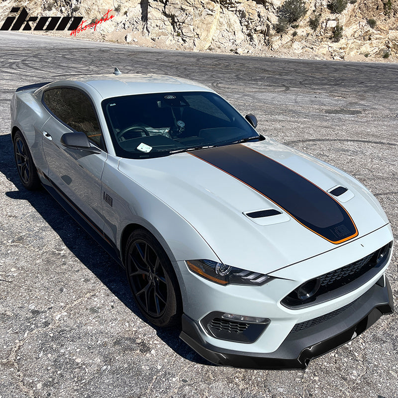 IKON MOTORSPORTS, Front Bumper Lip Compatible With 2021-2023 Ford ...