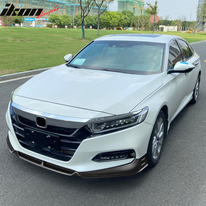 IKON MOTORSPORTS, Front Bumper Lip Compatible With 2018-2021 Honda ...
