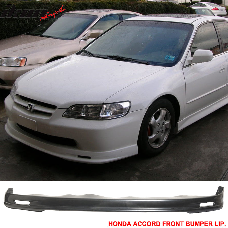 IKON MOTORSPORTS, Front Bumper Lip Compatible With 1998-2002 Honda ...