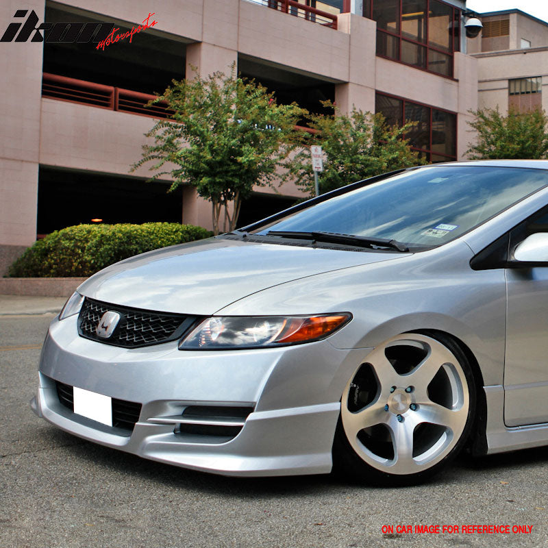 Shop 2009-2011 Honda Civic HFP Front Bumper Lip Spoiler - Fast Shipping! – Ikon Motorsports