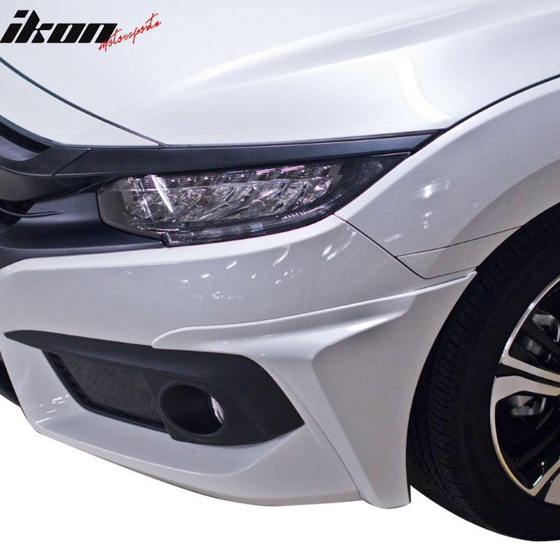 Buy Best Honda Civic Coupe Sedan GT Front Bumper Lip + Side Caps Online ...
