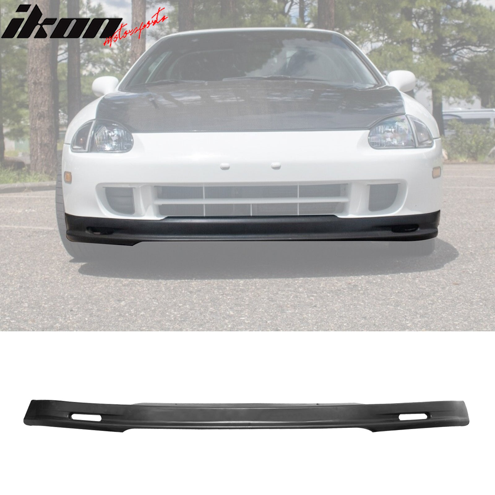 IKON MOTORSPORTS, Front Bumper Lip Compatible With 1993-1997 Honda Del ...