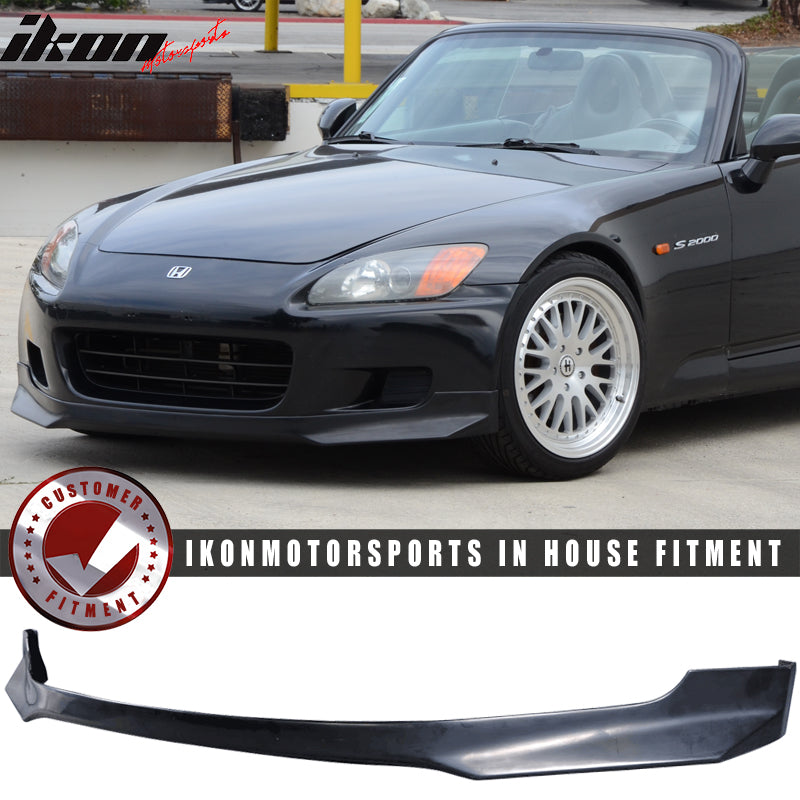 Front Bumper Lip Compatible With 2000-2003 Honda S2000, EVO Style PU ...
