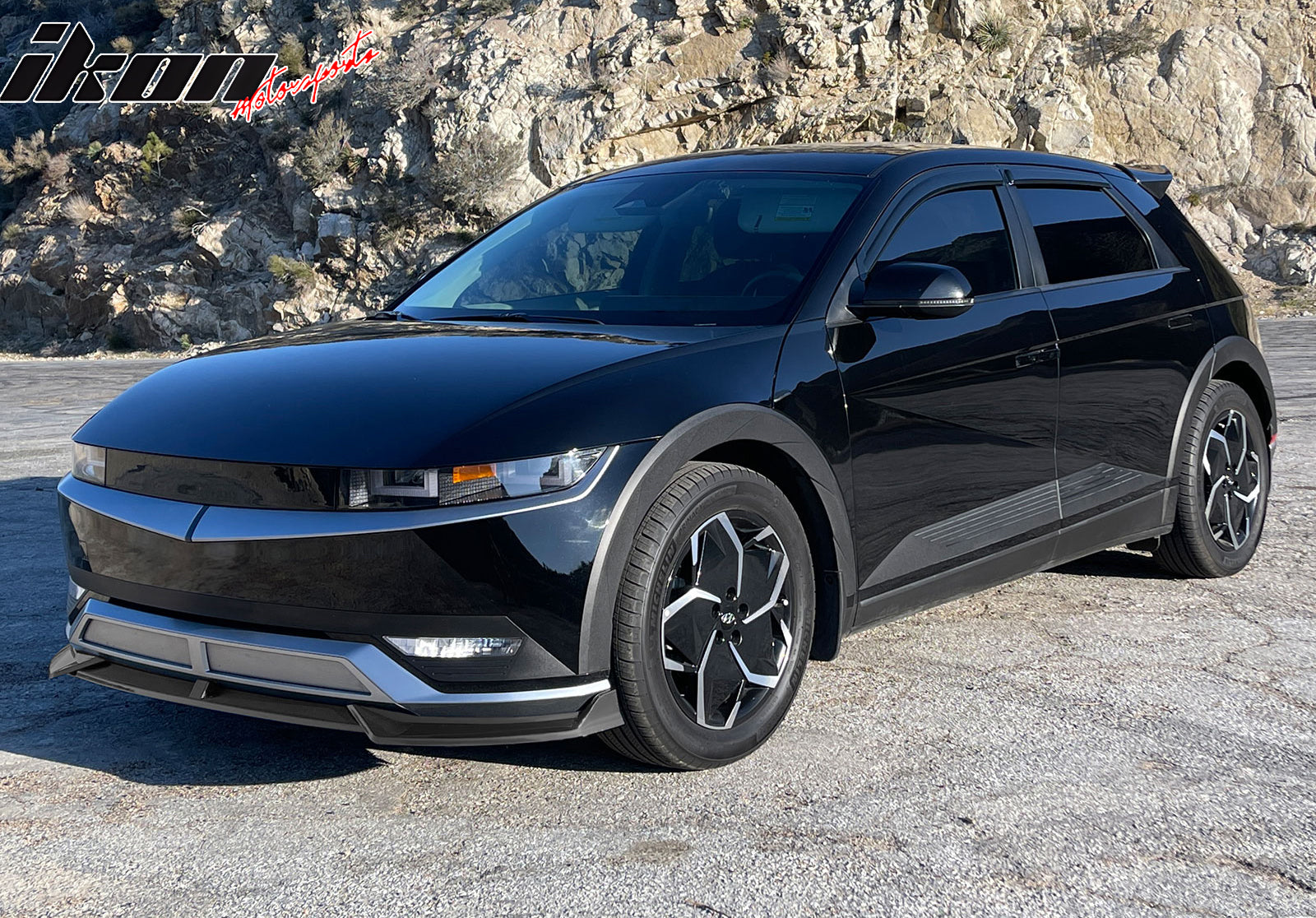 IKON MOTORSPORTS, Front Bumper Lip Compatible With 2022-2024 Hyundai ...