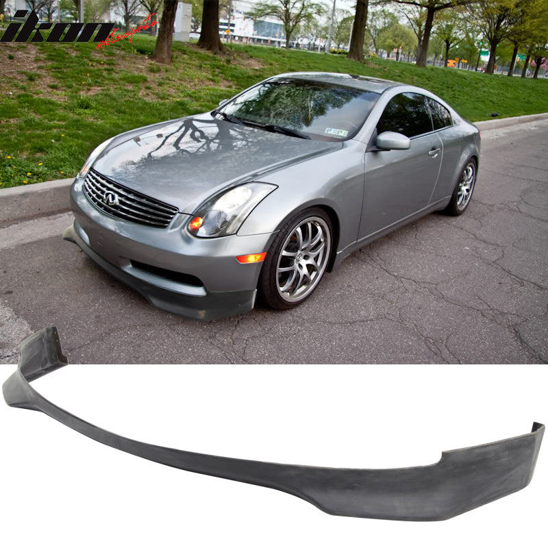 Front Bumper Lip Spoiler Compatible With 2003-2007 Infiniti G35 Coupe ...