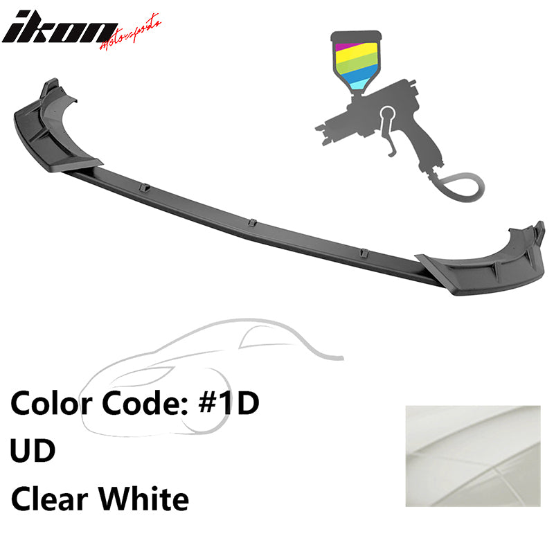 IKON MOTORSPORTS, 3PCS Front Bumper Lip Compatible With 2021-2022 Kia ...