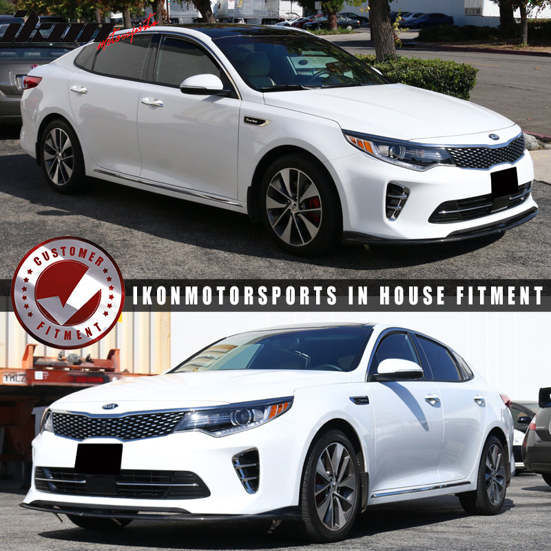 Front Bumper Lip Spoiler Compatible With 2016-2018 Kia Optima S/SX/SXL ...