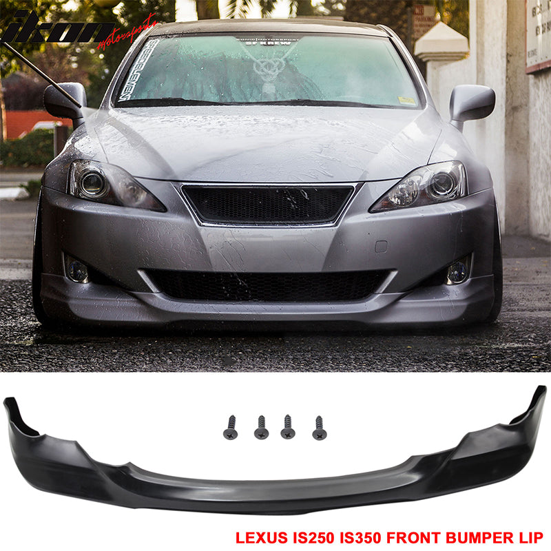 Front Bumper Lip Compatible With 2006-2008 Lexus IS250 IS350, In-style ...