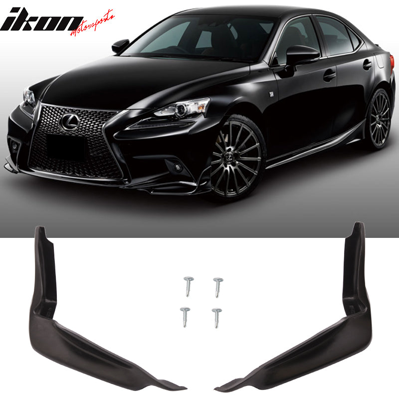 Compatible With 2014-2016 Lexus IS250Front Lip Splitters – Ikon Motorsports