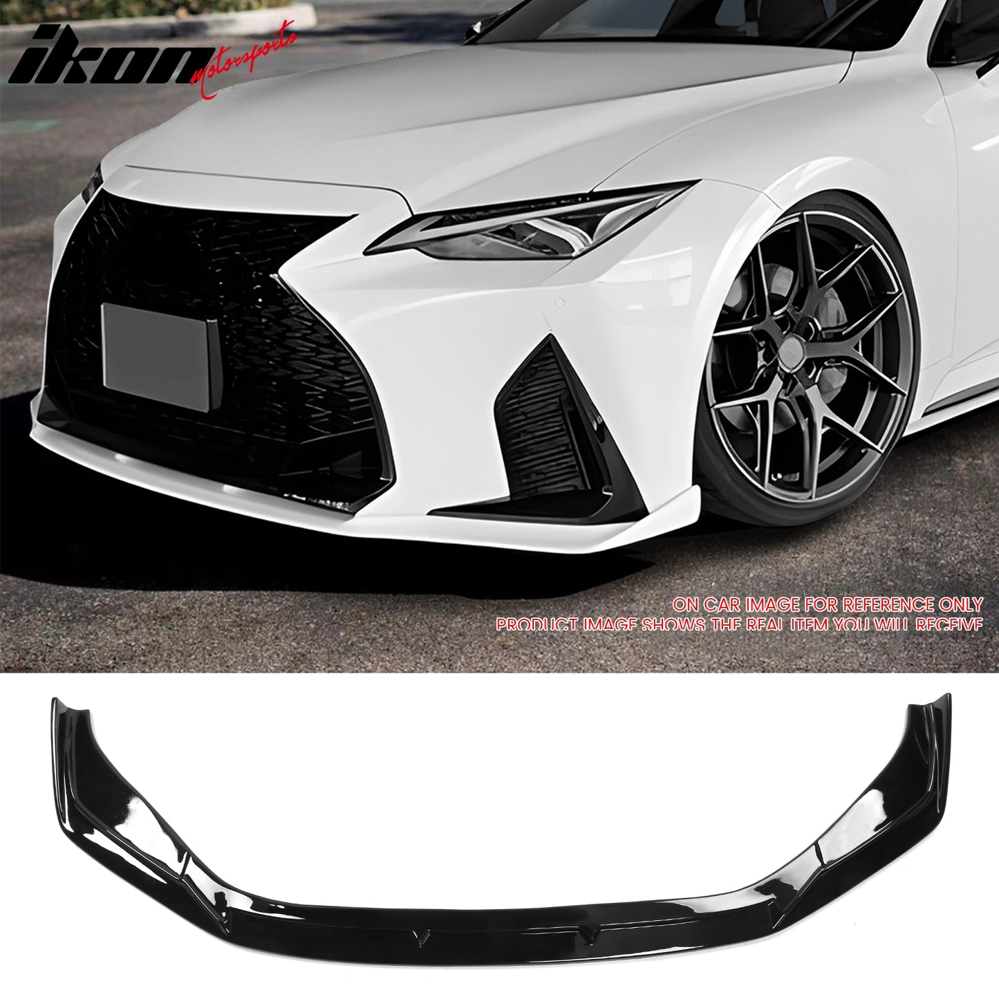 IKON MOTORSPORTS Front Bumper Lip, Compatible with 2021-2024 Lexus ...