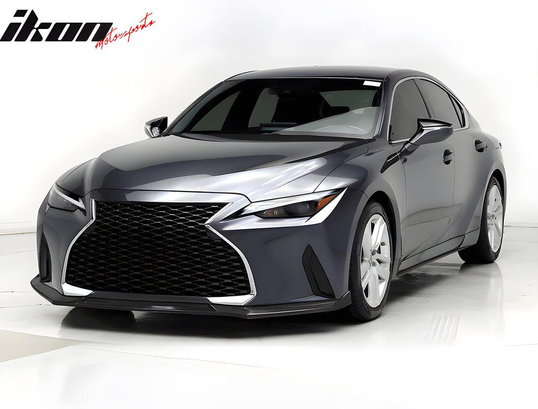 IKON MOTORSPORTS Front Bumper Lip, Compatible with 2021-2024 Lexus ...