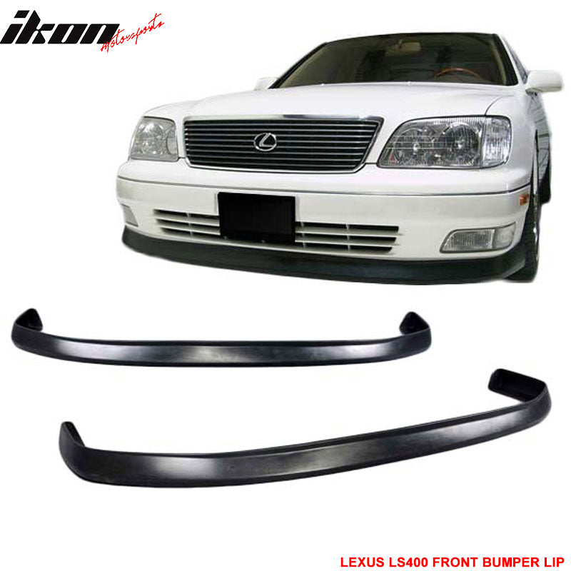 Front Bumper Lip Compatible With 1998-2000 LEXUS LS400, Vip Style PU ...