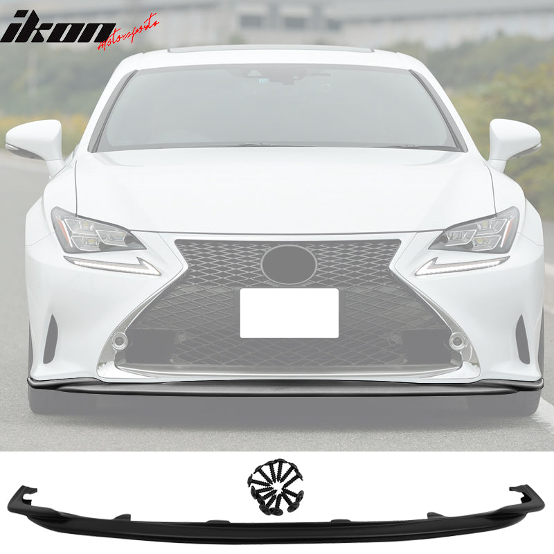 Front Bumper Lip Compatible With 2015-2017 Lexus RC300 RC350, F-Sport ...