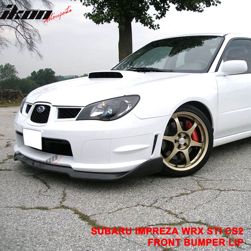 Compatible With 06-07 Subaru Impreza WRX CS2 Style Front Bumper Lip ...