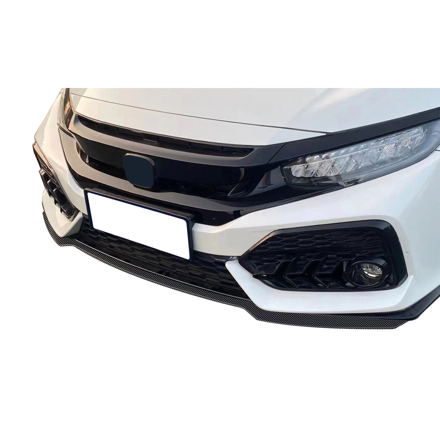 IKON MOTORSPORTS, Front Bumper Lip Compatible With 2017-2021 Honda ...