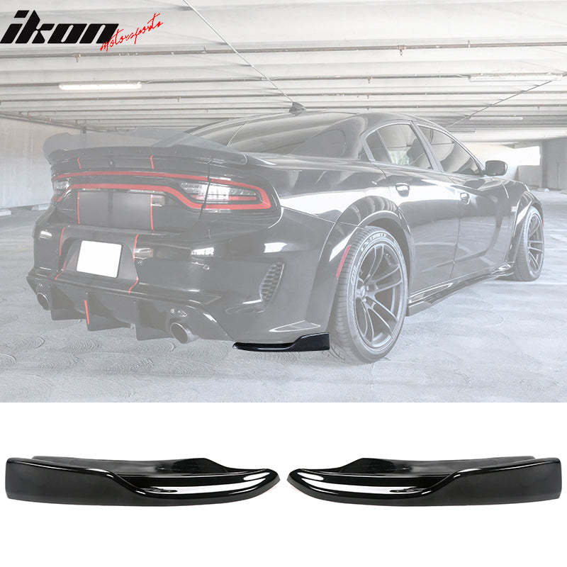 IKON MOTORSPORTS, Rear Bumper Side Apron Compatible With 2020-2023 ...
