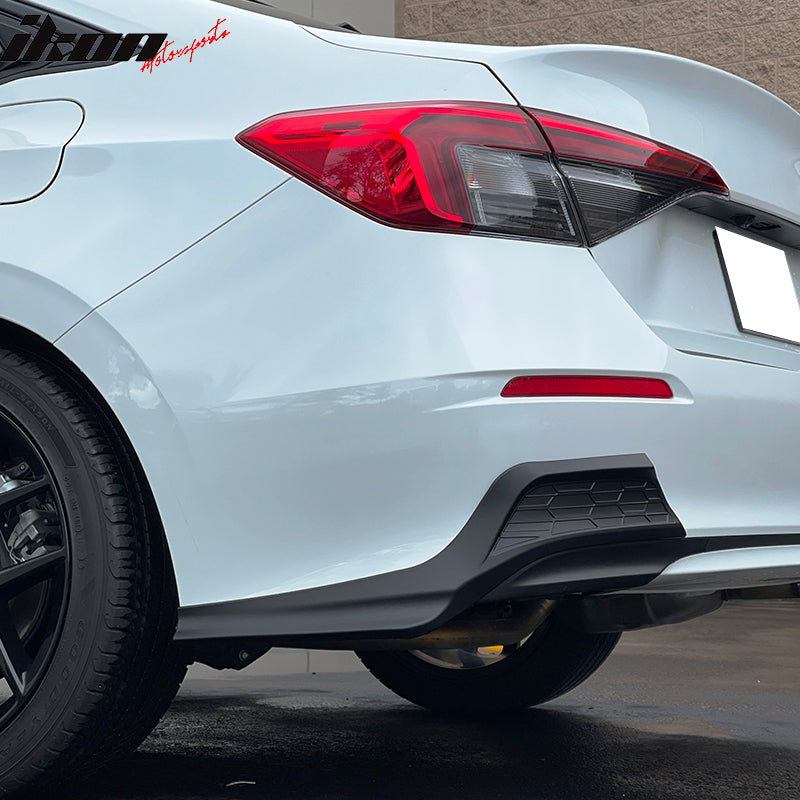 IKON MOTORSPORTS, Rear Lip Splitters Compatible With 2022-2023 Honda ...