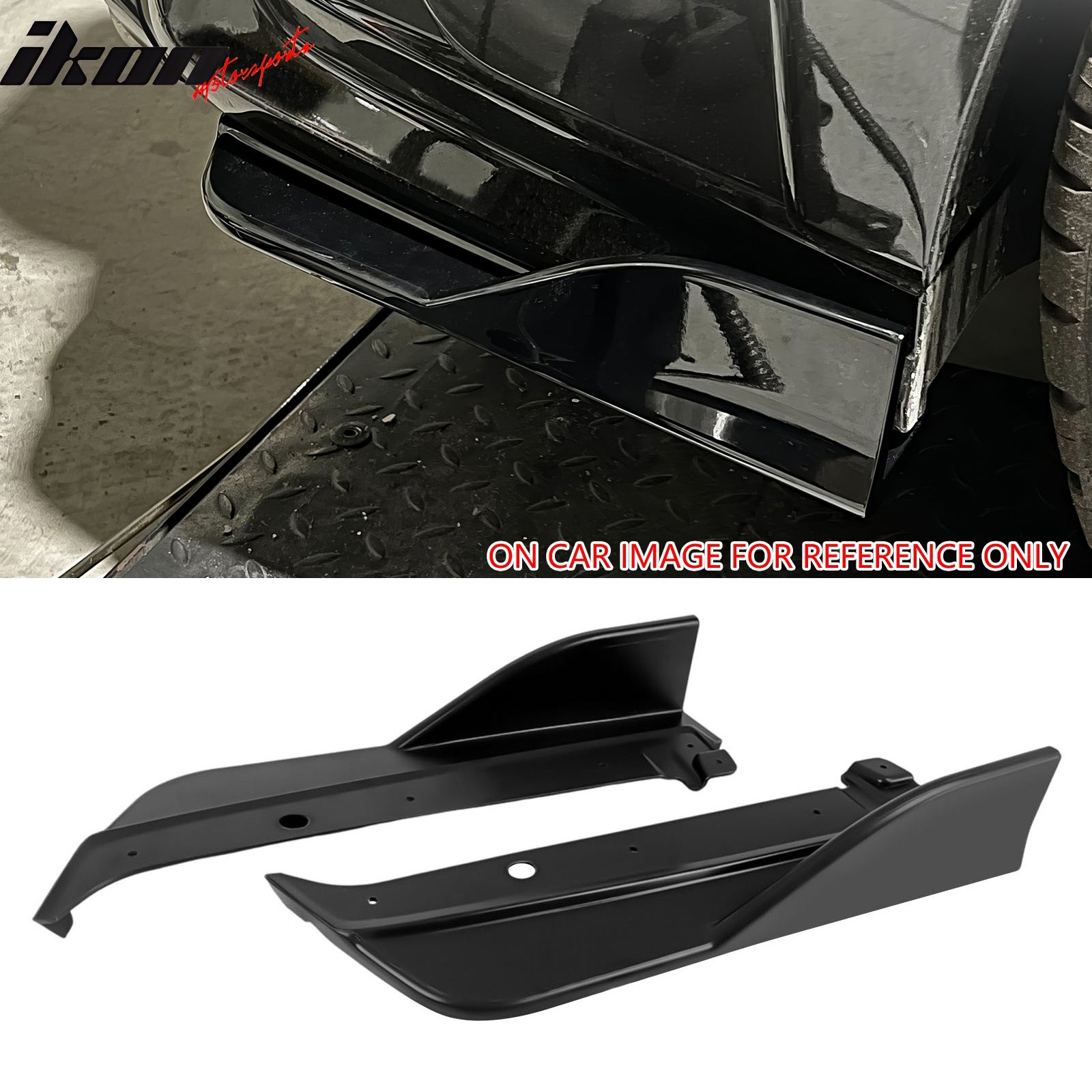 IKON MOTORSPORTS Rear Aprons, Compatible with 2022-2025 Subaru WRX ...