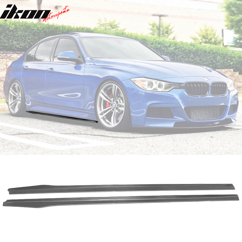 IKON MOTORSPORTS, Side Skirts Compatible With 2012-2018 BMW F30 3 ...