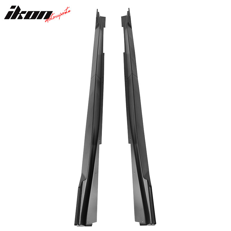 IKON MOTORSPORTS, 4PCS Side Skirts Compatible With 2014-2022 Infiniti ...