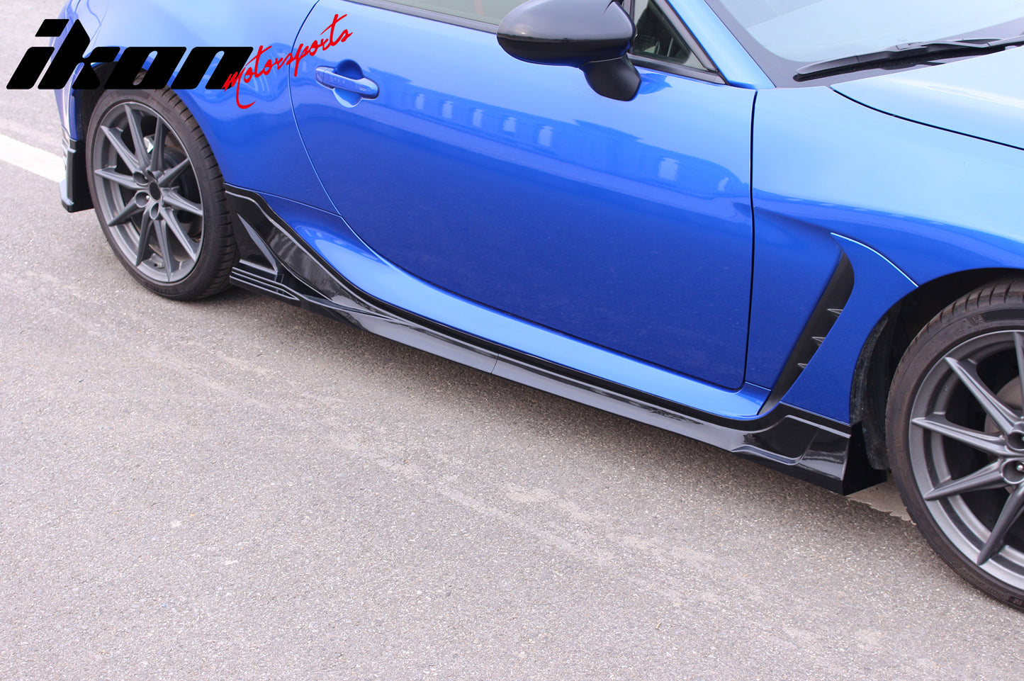 IKON MOTORSPORTS, Side Skirts Extention Compatible with 2022-2024 ...
