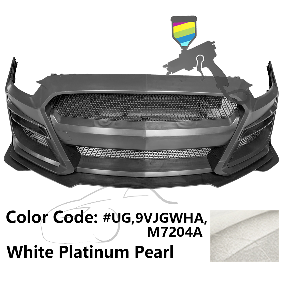 Buy Best Ford Mustang GT500 Style Front Bumper Cover Lip LED Grille ...