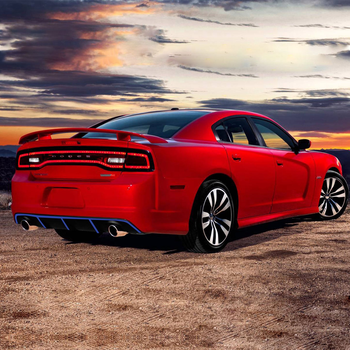 IKON MOTORSPRTS, Rear Bumper Lip Diffuser Compatible With 2012-2014 ...